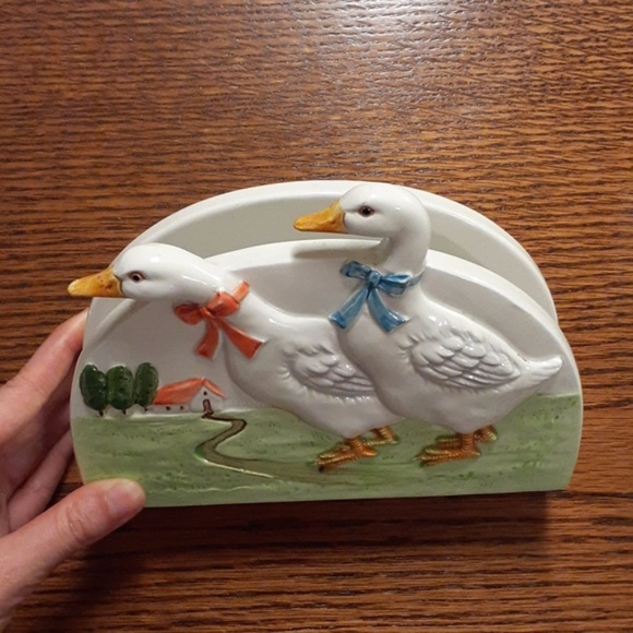 Otagiri | Dining | Vintage 98s Otagiri Ceramic Duck Napkin Letter ...